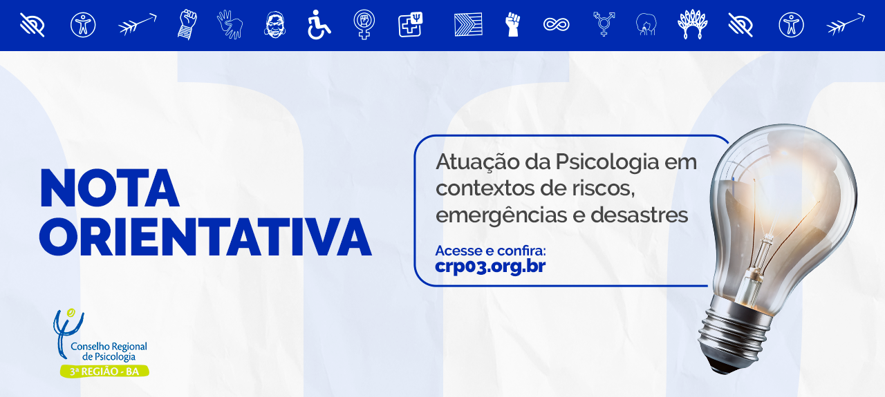CRP-03 - Nota Orientativa para Atuação da Psicologia em contextos de ...